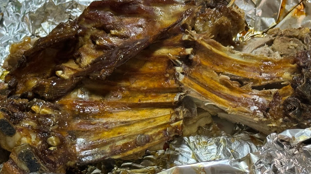 How to roast Goat meat in an Oven | Roast Goat ribs recipe - YouTube