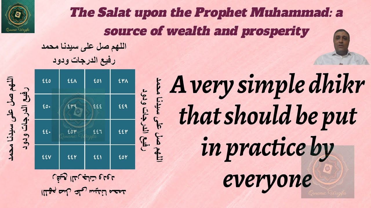 The Salat upon the Prophet Muhammad a source of wealth and prosperity ...
