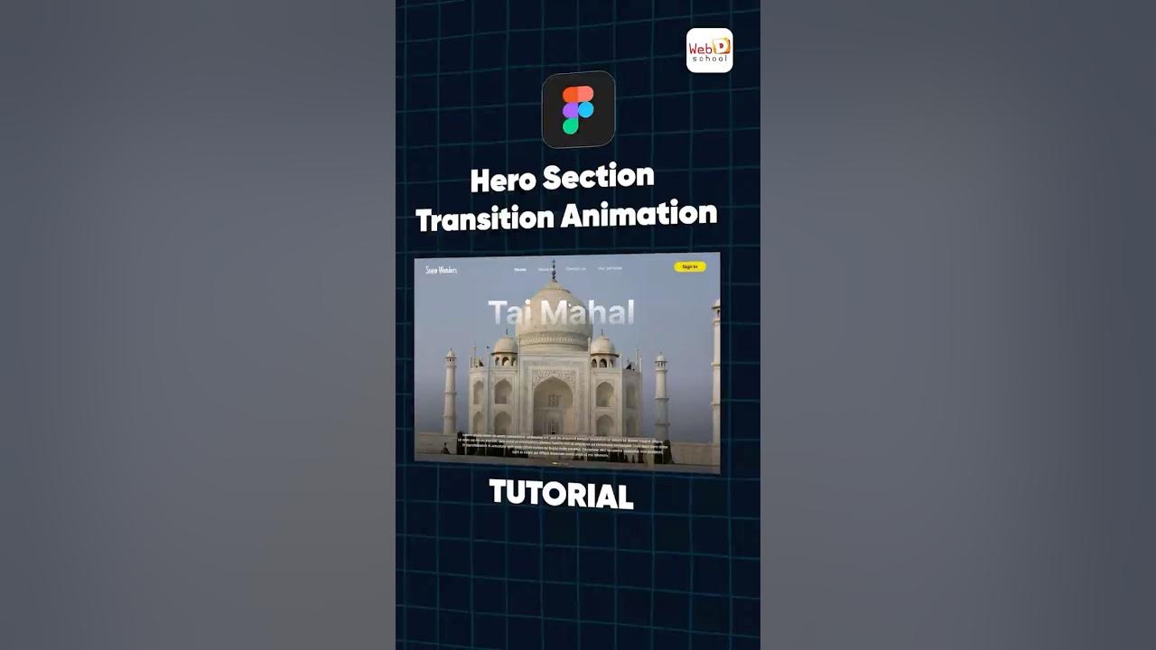 Figma tutorial: Hero section animation in just 1 minute 🔥 | #Figma #tutorial #ui #ux - YouTube