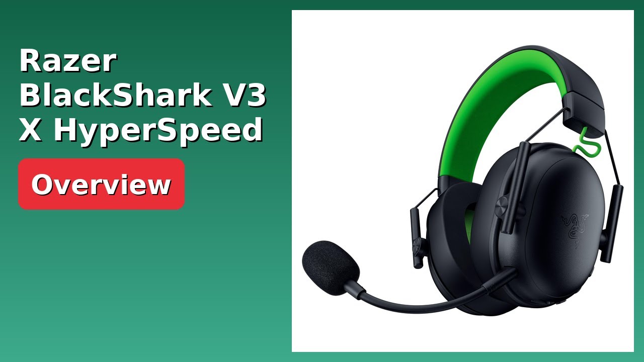 REVIEW (2026): Razer BlackShark V3 X HyperSpeed. Features. - YouTube