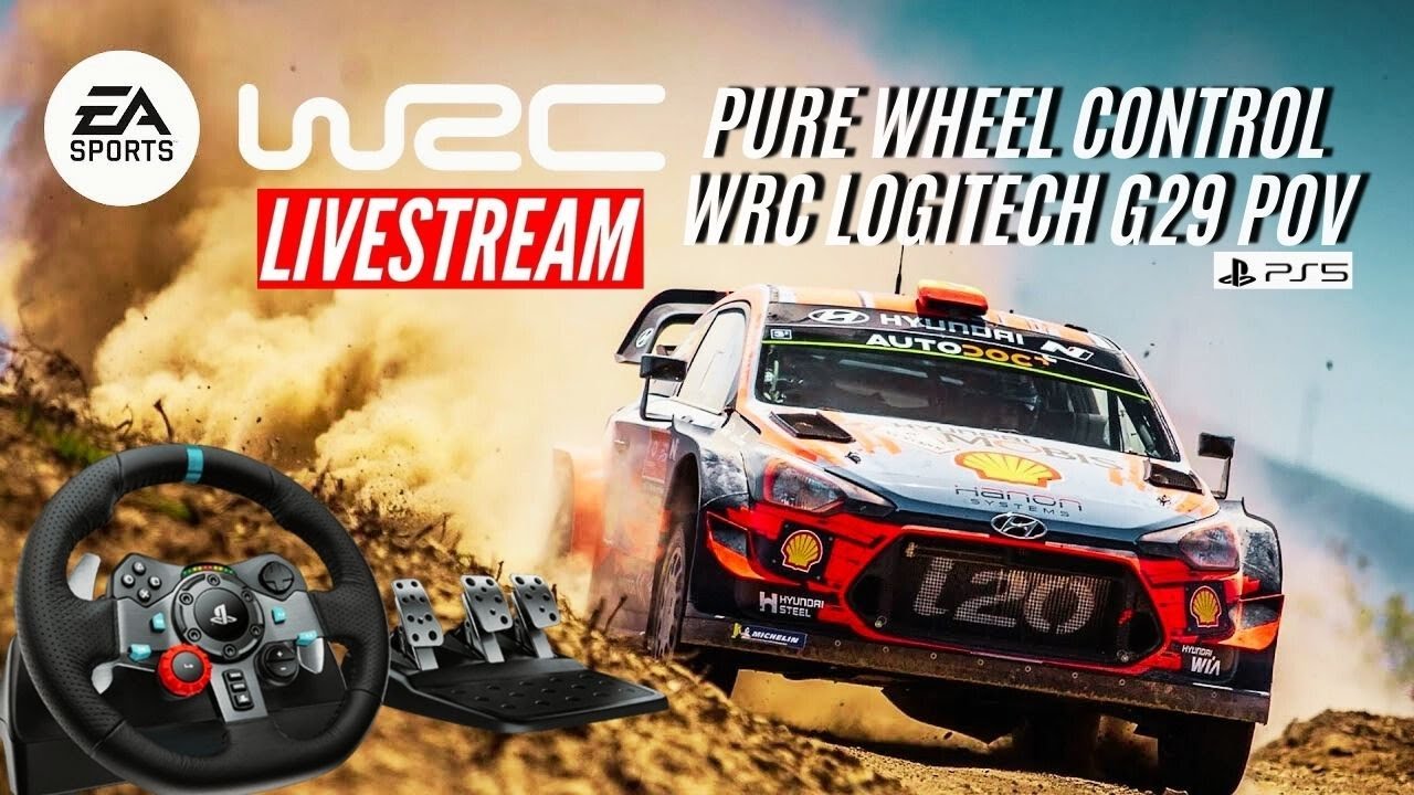 Live EA Sports WRC | Logitech G29 POV Driving | No Commentary Rally Run ...