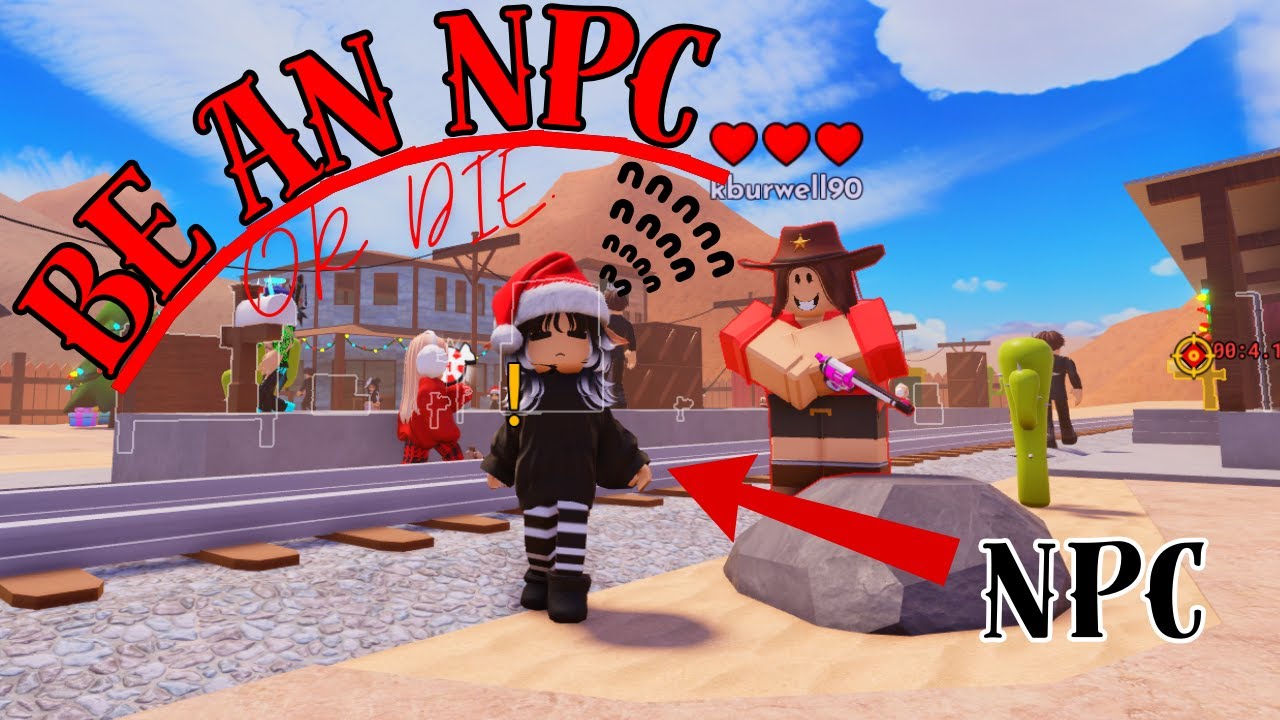 Be an NPC or DIE [Roblox] - YouTube