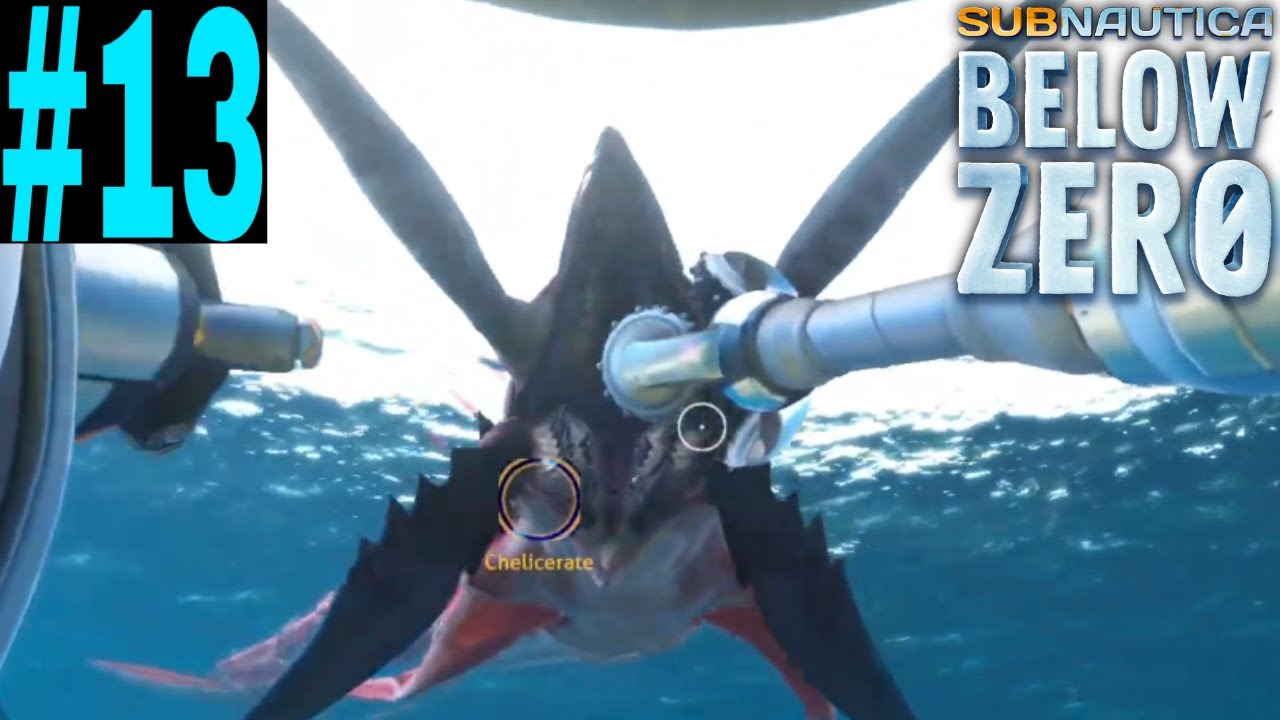 PRAWN SUIT V.S. CHELICERATE LEVIATHAN | Subnautica: Below Zero (Full ...