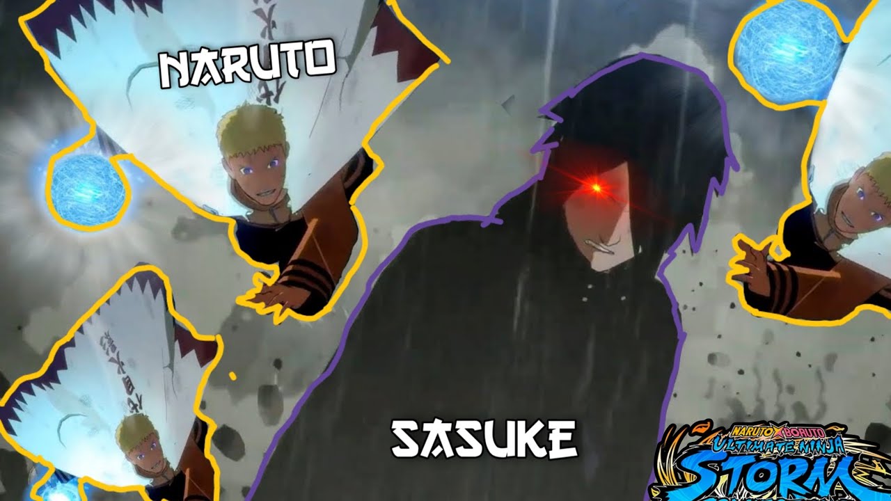 Sasuke Uchiha Vs Evil Naruto Uzumaki Full Boss Fight!! (Naruto Storm ...