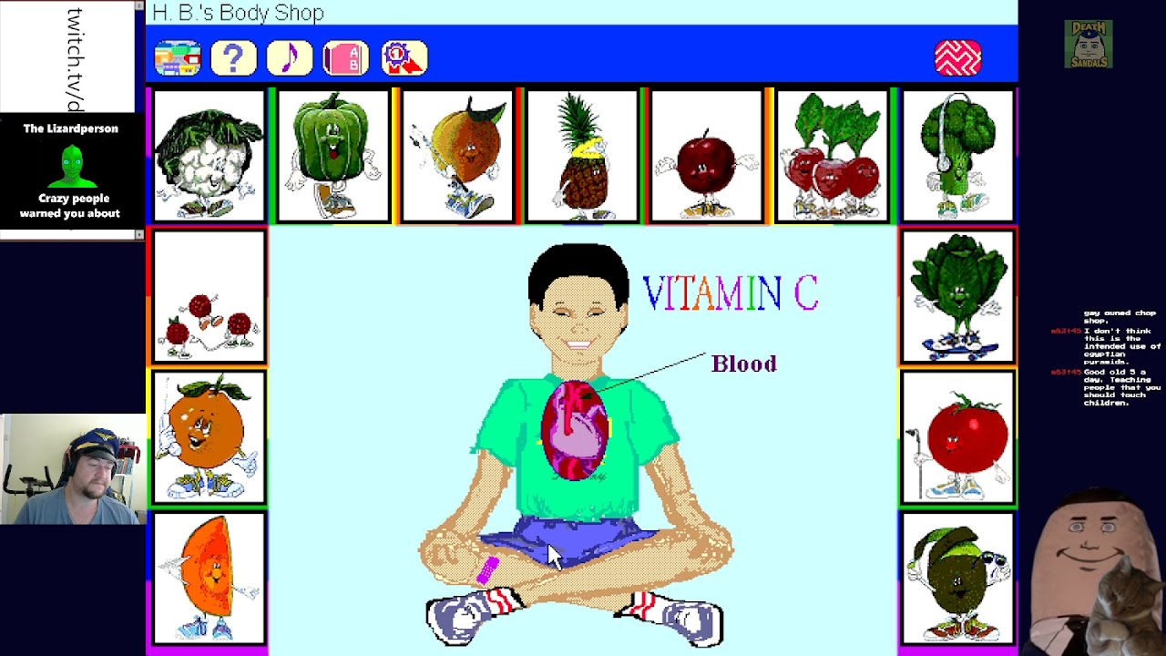 Dole: 5 A Day Adventures (Windows 3.1): Salad Tossing Machine - YouTube