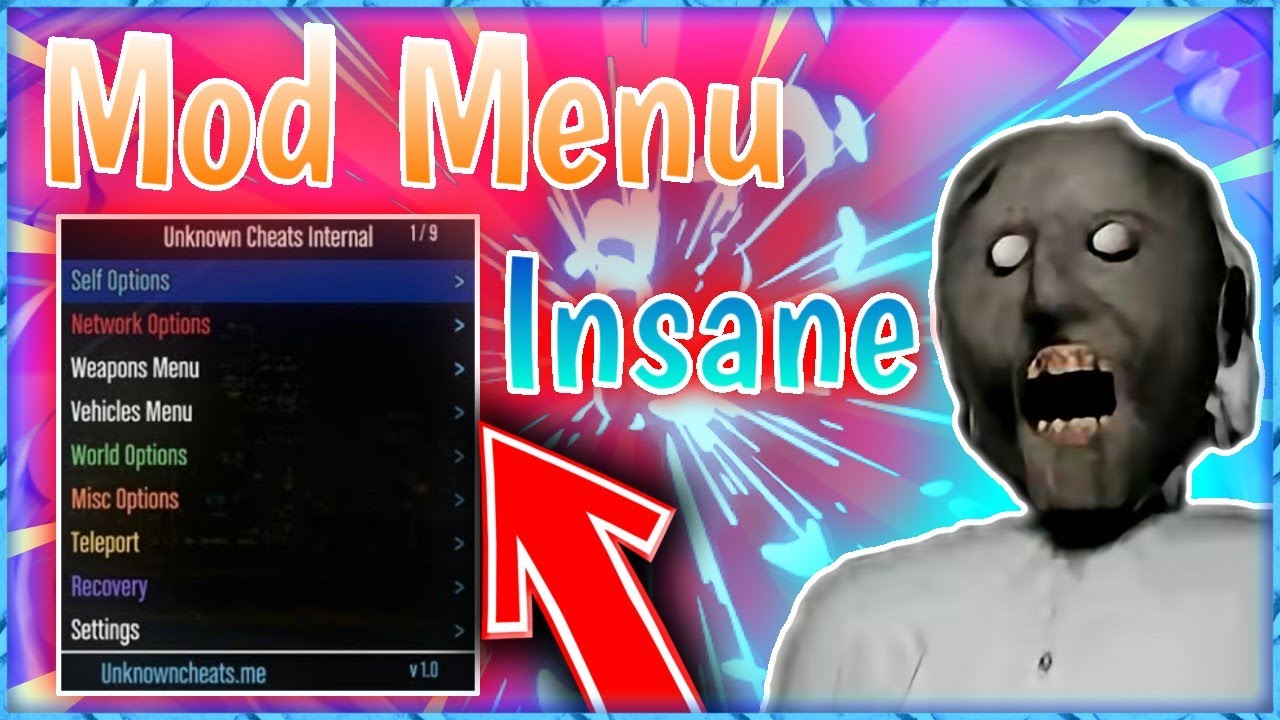 NEW! | INSANE Granny Mod Menu APK! | God Mode, Kill Granny, + More ...