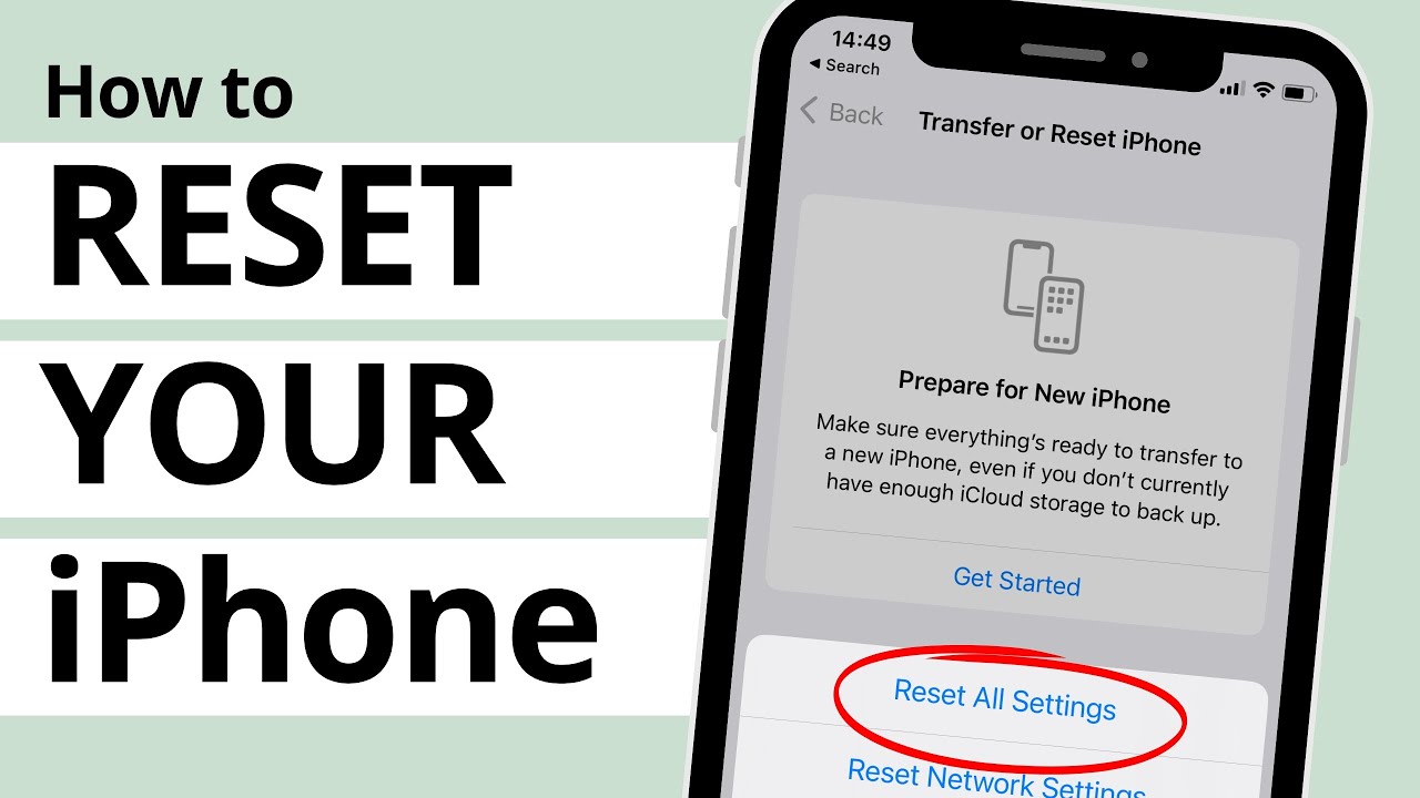 How To Reset iPhone - Verified Guide! - YouTube