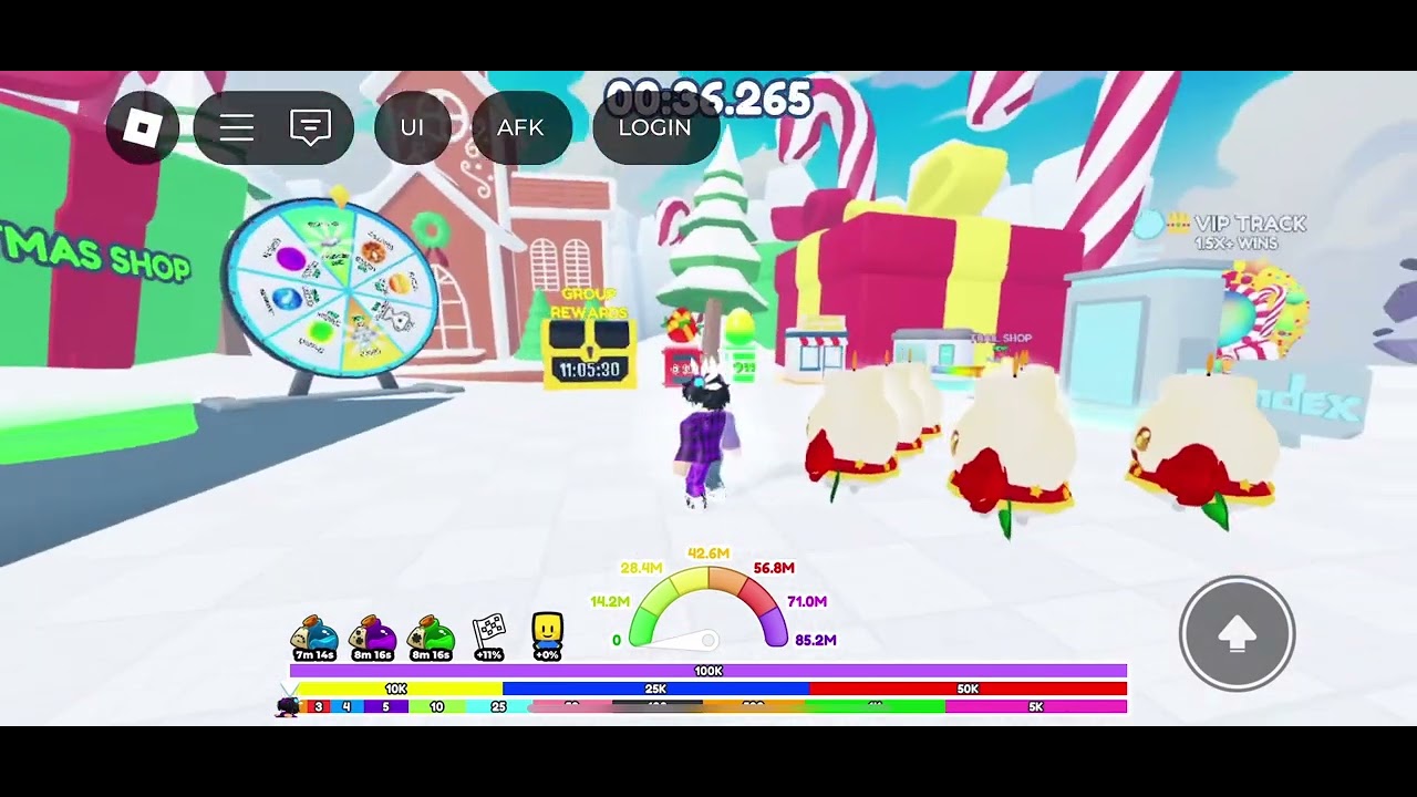 Race clicker [winter event update] - YouTube