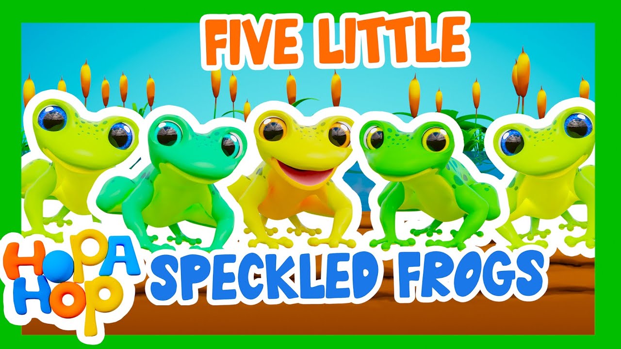Five Little Speckled Frogs Song for Kids - HopaHop - YouTube