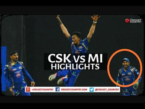 IPL -2018;MI VS CSK ; Mumbai Indians vs Chennai super kings - YouTube