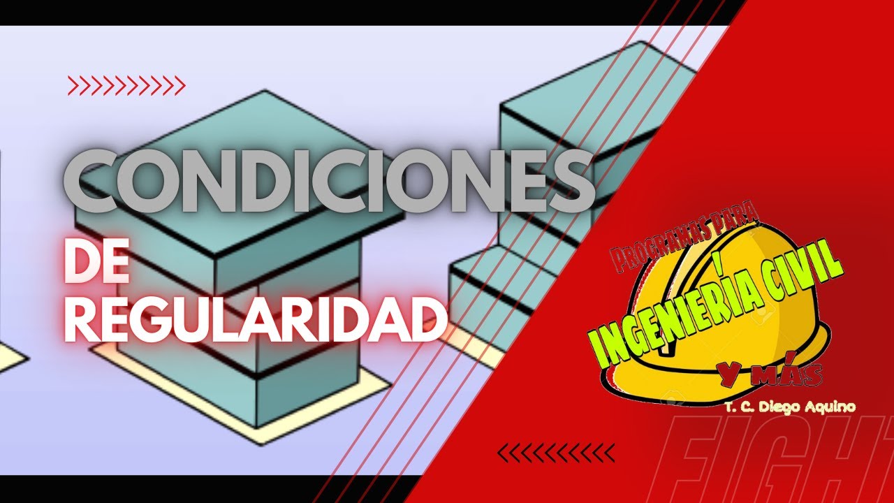 CONDICIONES DE REGULARIDAD (Proyecto de diseño) - YouTube