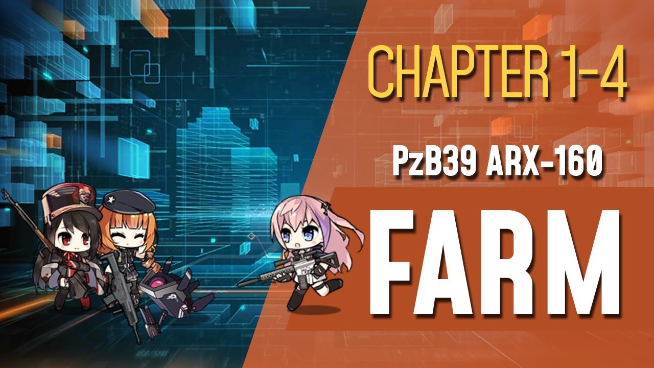 Girls Frontline Deep Dive 1-4E PZB/ARX Farm Guide (4/5 chances) - YouTube