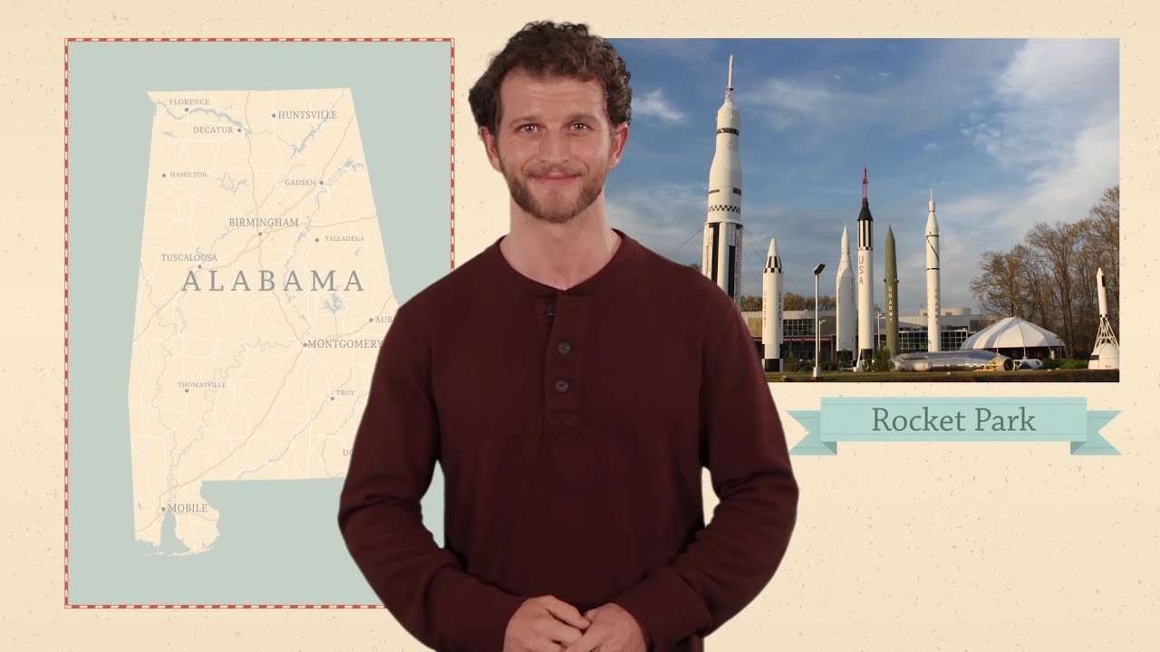 Alabama - 50 States - US Geography - YouTube