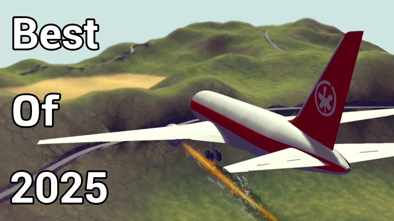Best plane crashes of 2025 | Besiege - YouTube