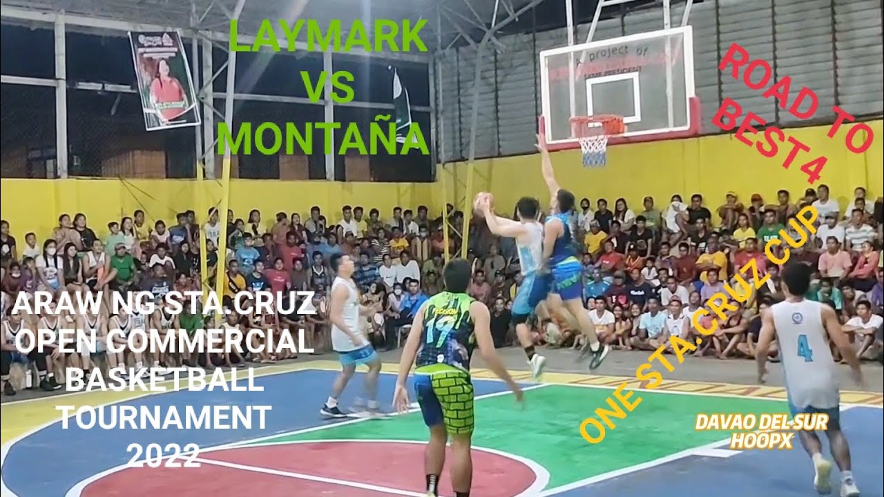 LAYMARK VS MONTAÑA..ONE STA CRUZ CUP..ARAW NG STA CRUZ OPEN COMMERCIAL ...
