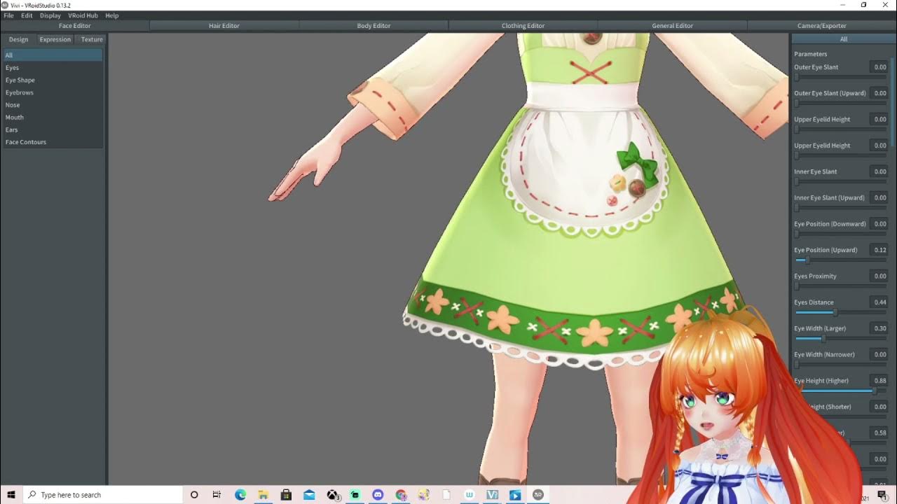 How to export a your avatar from vroid to a vrm file. - YouTube