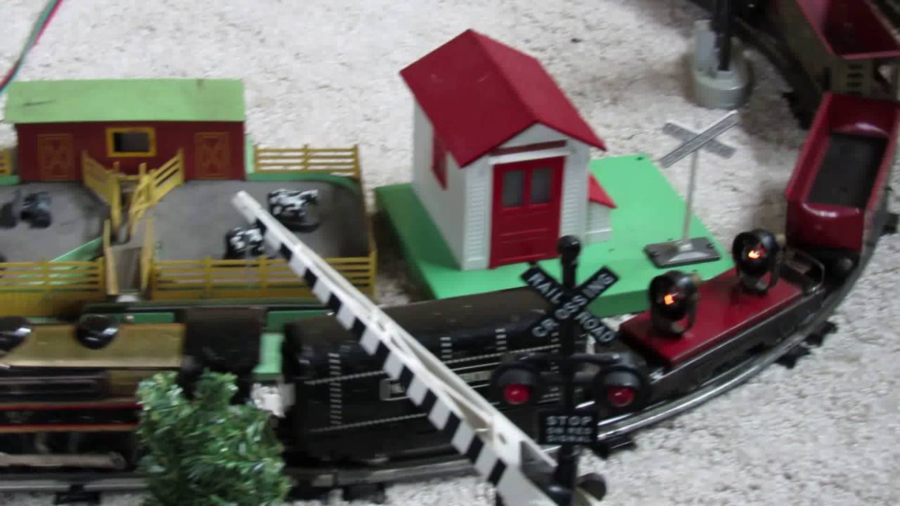 Marx 396 copper steamer & A Marx 1998 Diesel - YouTube