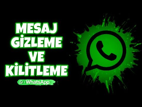 WhatsApp Mesaj Gizleme | Whatsappda Sohbet Kilitleme | Whatsappda Mesajlara Şifre Koyma