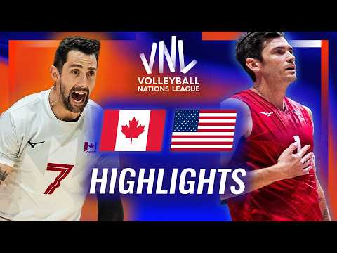 Canada 🇨🇦 vs. USA 🇺🇸 - Highlights | Week 1 | Men's VNL 2026
