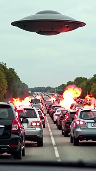 高速路上的飞碟 UFOs on the highway - YouTube