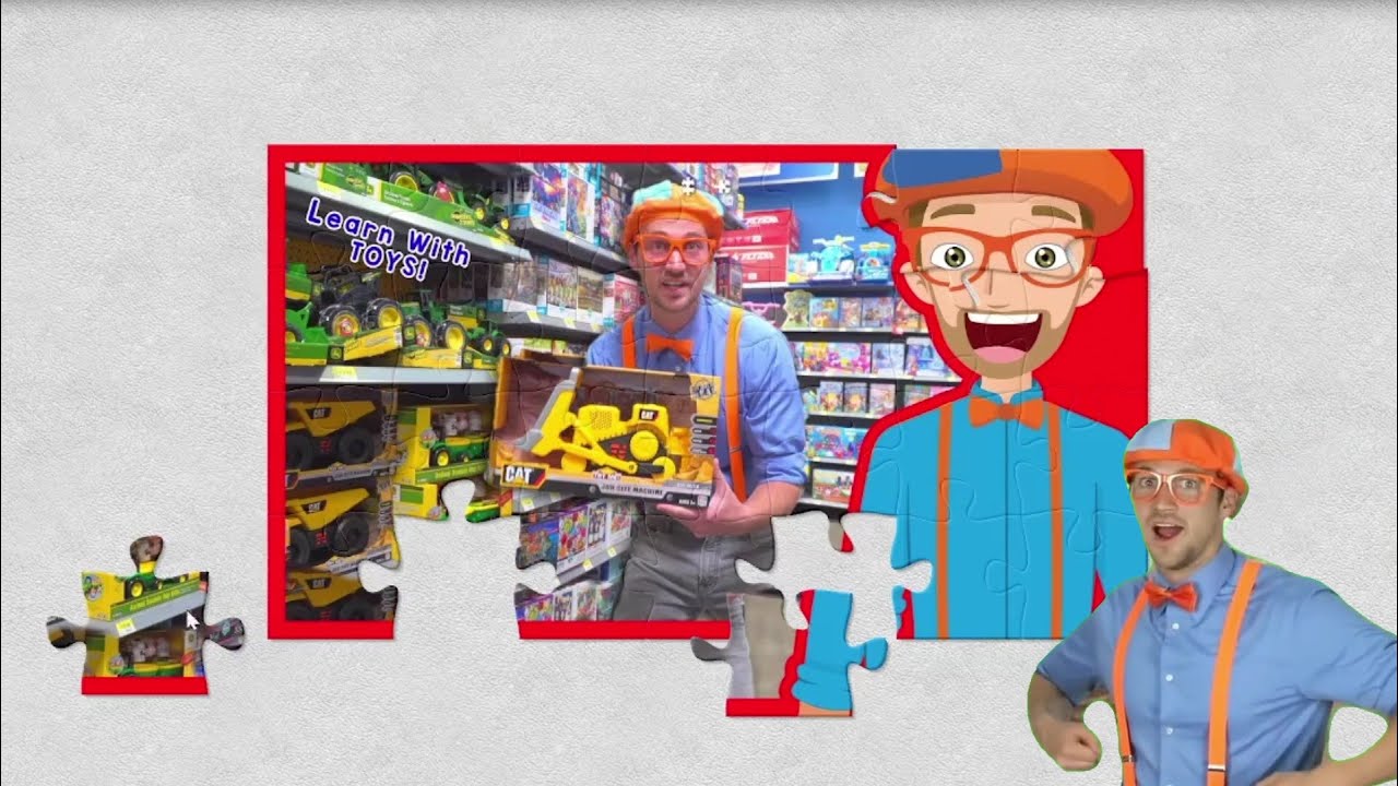 Puzzle Blippi Educational Toy Videos | Puzzle Blippi Fan Made - YouTube