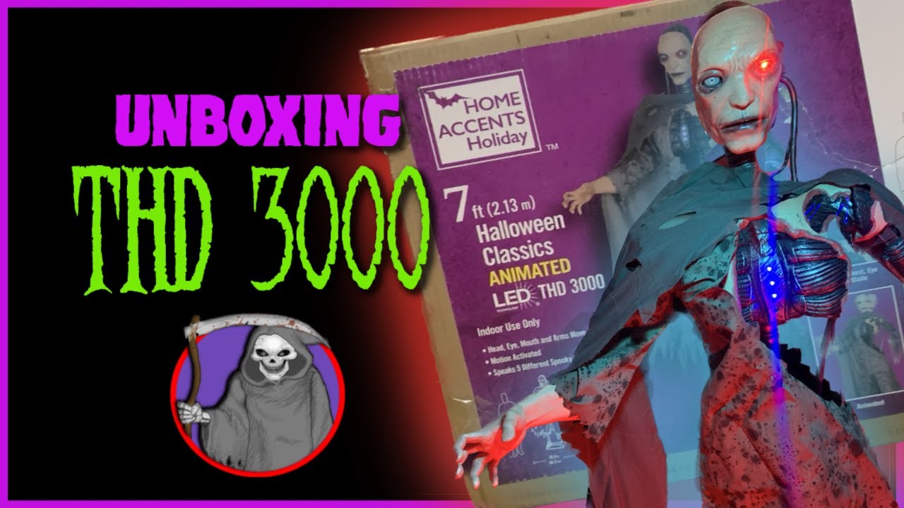 Home Depot 2023 THD 3,000 (Cold Hate) Animatronic UNBOXING / SETUP ...