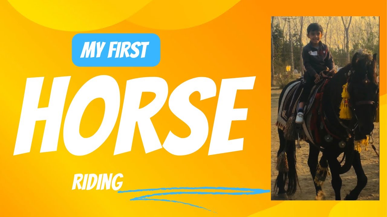 My First Horse Riding - YouTube