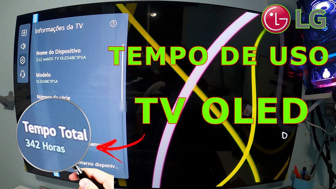 Descobrir o TEMPO de uso de sua TV OLED - LG - "COMO SE FAZ" - YouTube