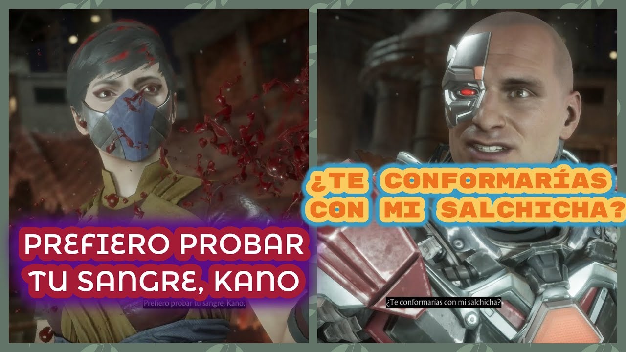 MORTAL KOMBAT 11 - LOS MEJORES DIALOGOS DE CYBORG KANO - YouTube