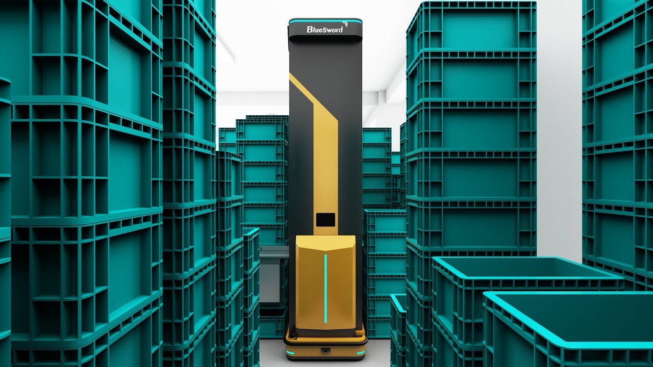 [New Product] Kangaroo Case Stack Access Robot - Rack-Free Tote Handling Solution - BlueSword ...