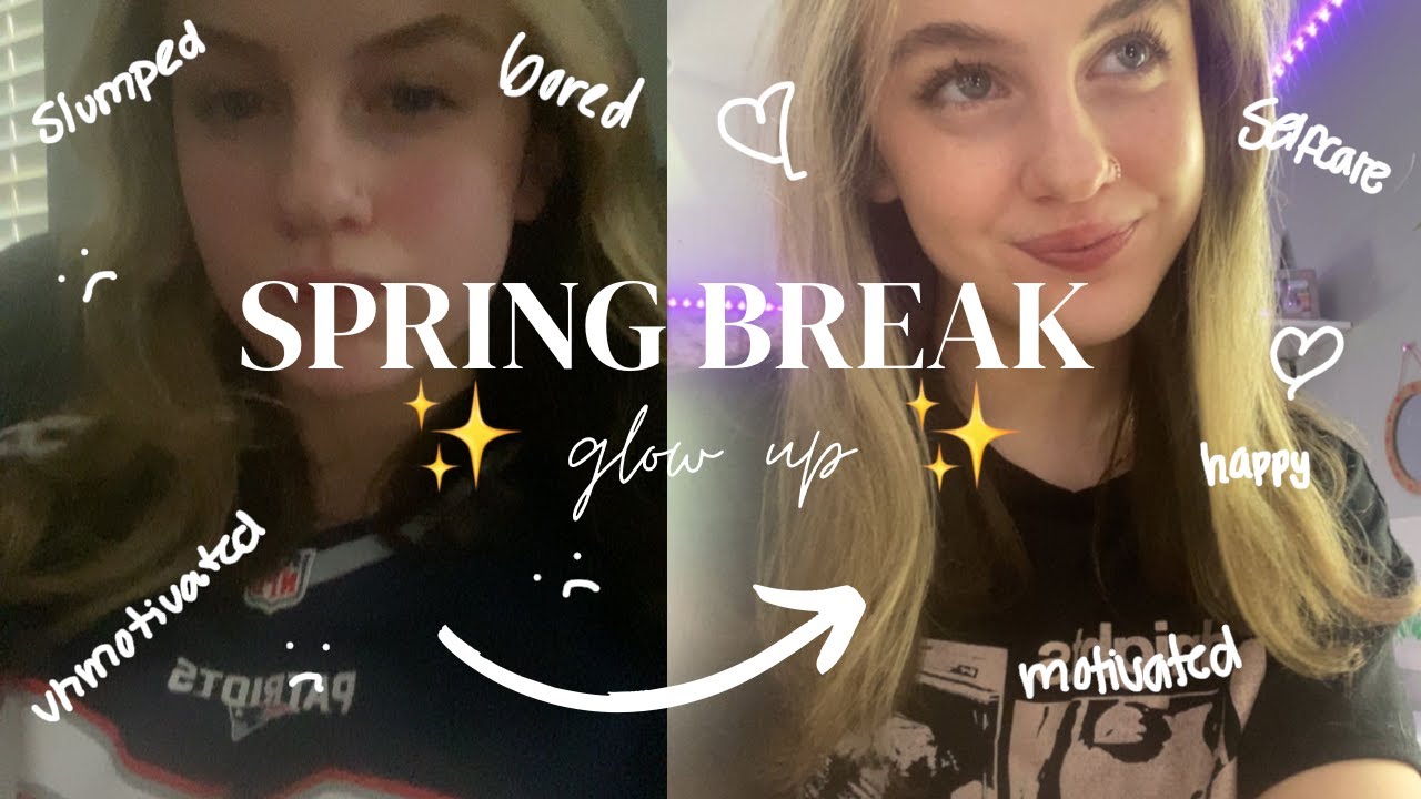mini SPRING BREAK GLOW UP | tanning, new nails, facial 🌷 - YouTube