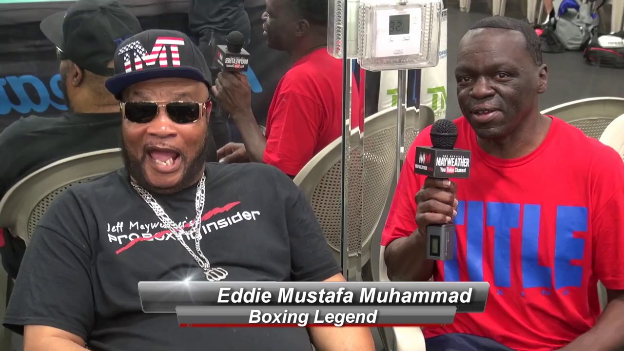 Eddie Mustafa Muhammad on his induction into the National Boxing Hall ...