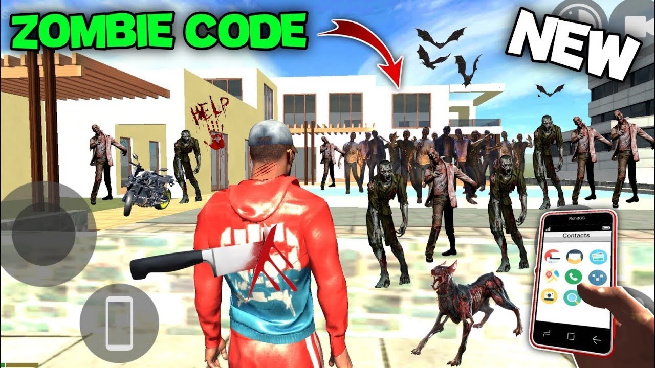ZOMBIE APOCALYPSE CHEAT CODES IN INDIAN BIKES DRIVING 3D // NEW UPDATE ANDROID, IOS👹👹, MOD APK ...
