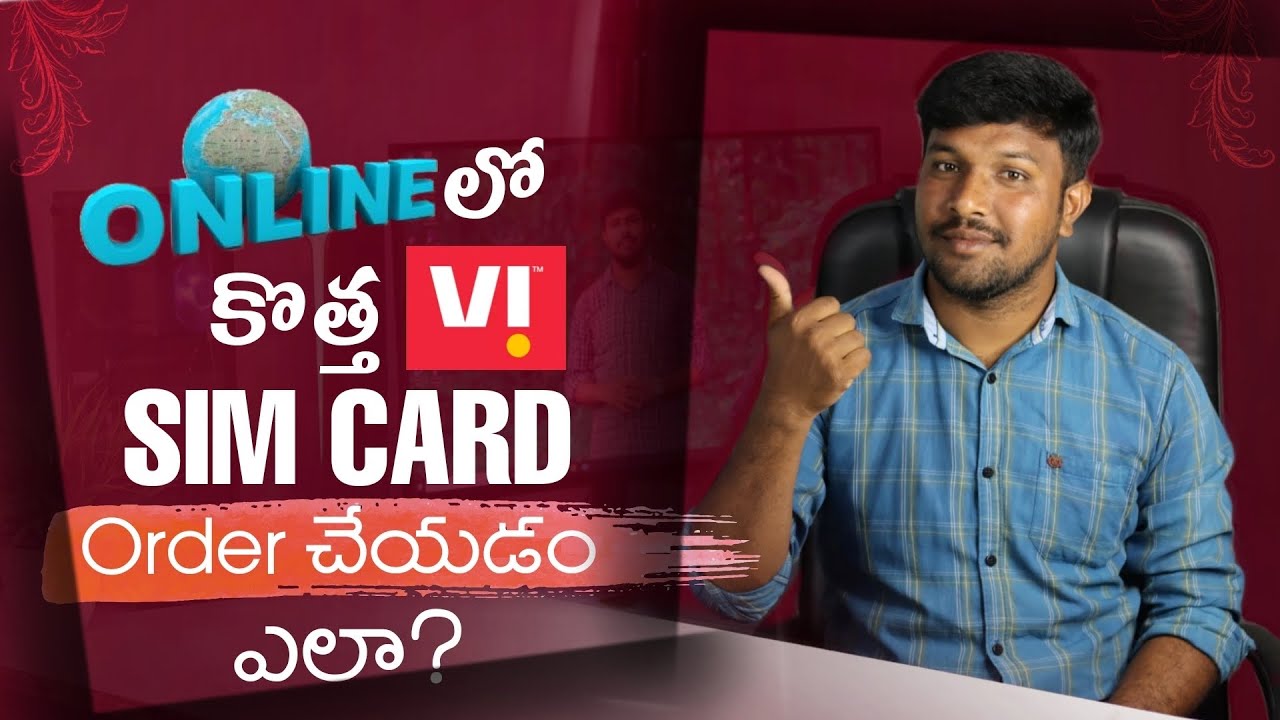How to Order new VI Sim Online In Telugu | VI Sim Online Home Delivery ...