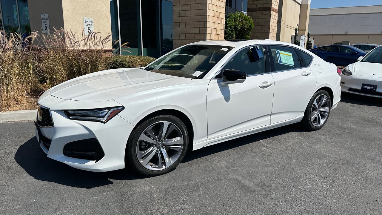 2021 Acura TLX Advance Horn - YouTube