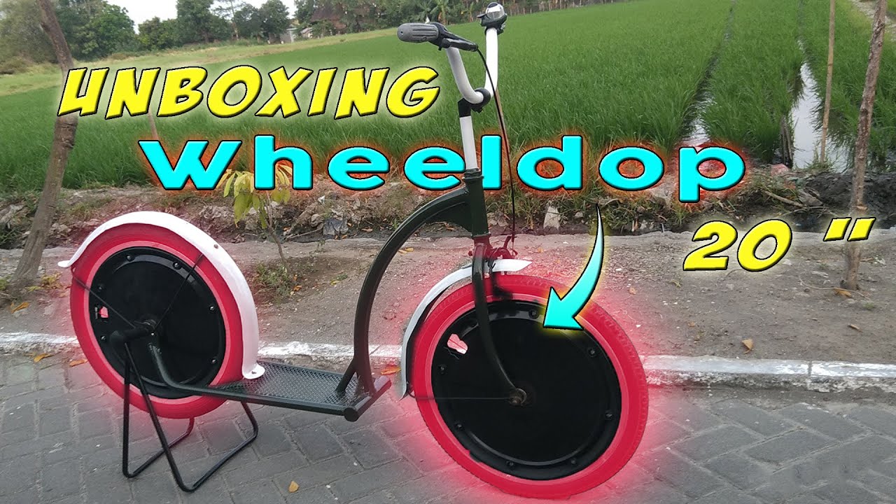 Unboxing WheelDop Sepeda Ukuran 20 Wheeldop Sepeda Lipat BMX - YouTube