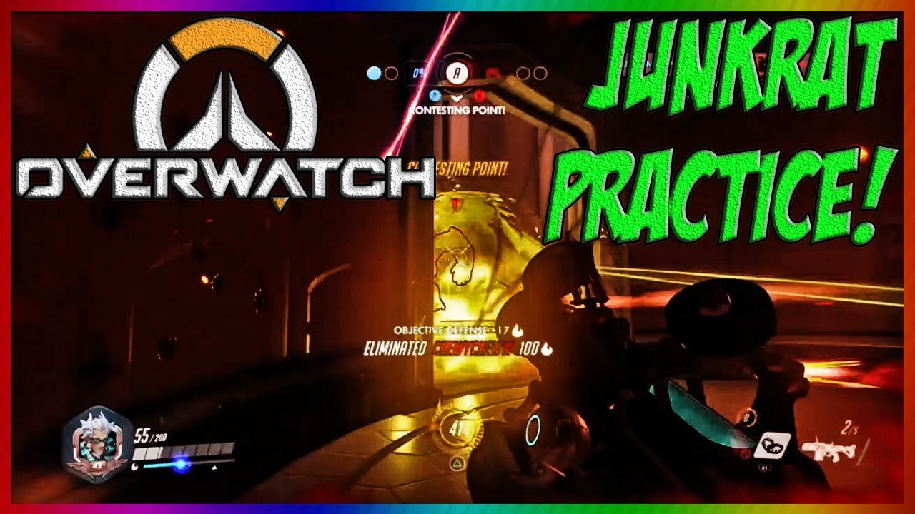 Overwatch - Junkrat Practice! - YouTube