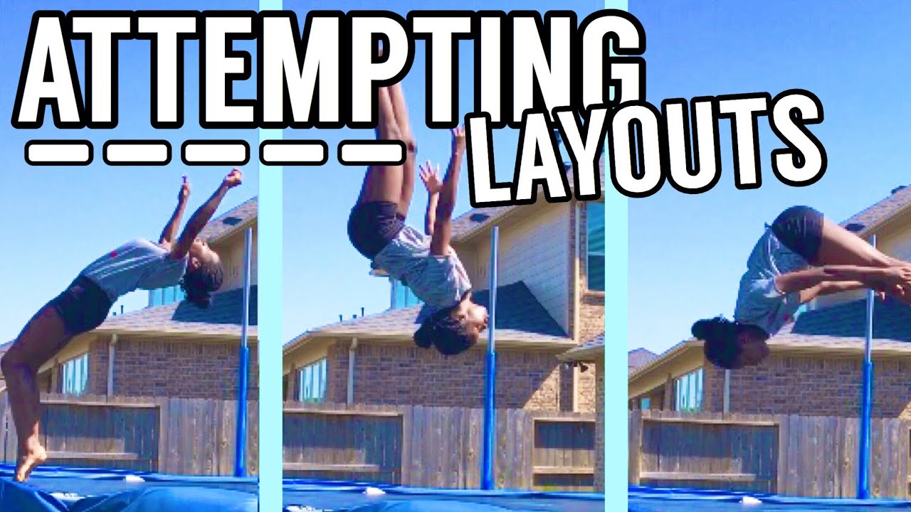 ATTEMPTING LAYOUTS | Totally Gymnastics - YouTube