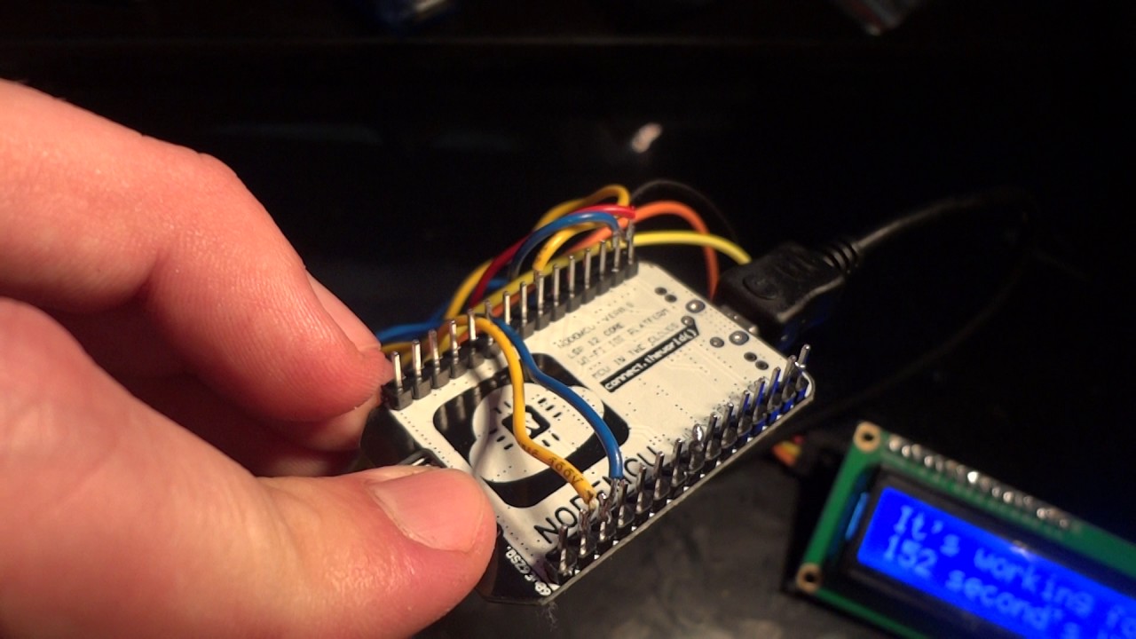 I2c Lcd On Nodemcu V2 With Arduino Ide Arduino Lcd 4106