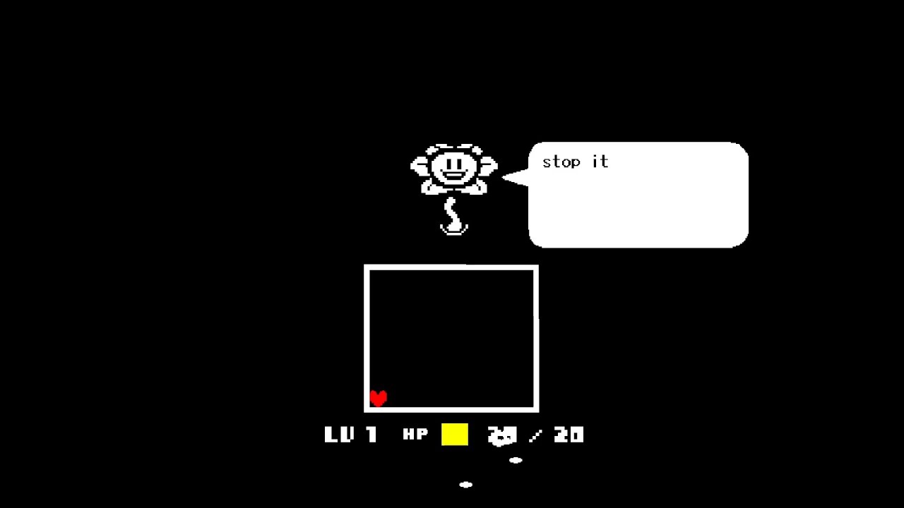 Undertale - Absurdly Secret Flowey "stop it" Dialogue by Overly Mashing ...