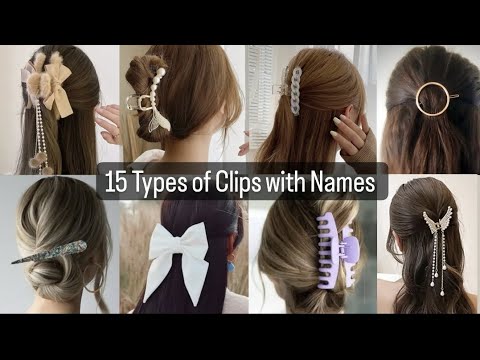15 Types of Clips with Names || AR Wearing It - YouTube