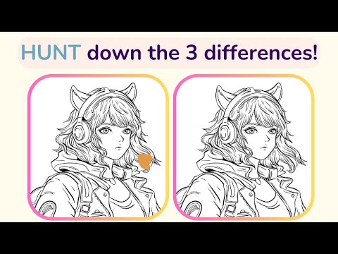 Spot the Differences: Train your brain to find 3 differences - YouTube