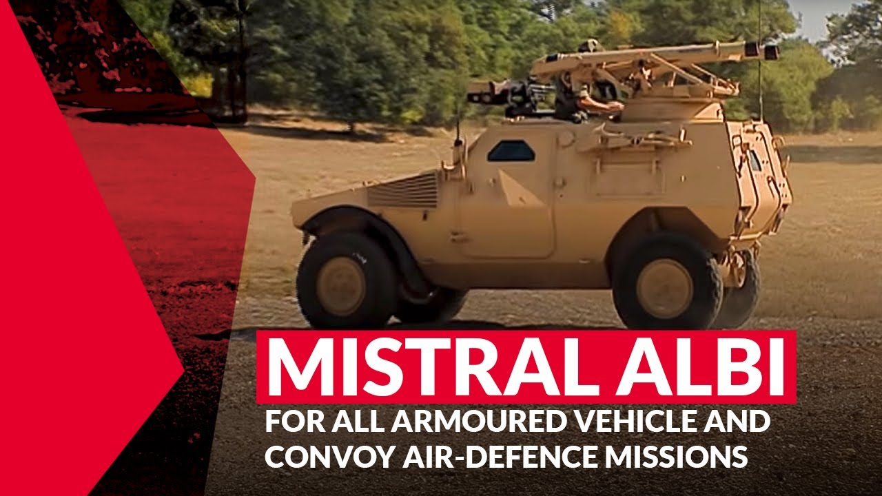 Mistral Missile on ALBI Air Defence Turret - YouTube