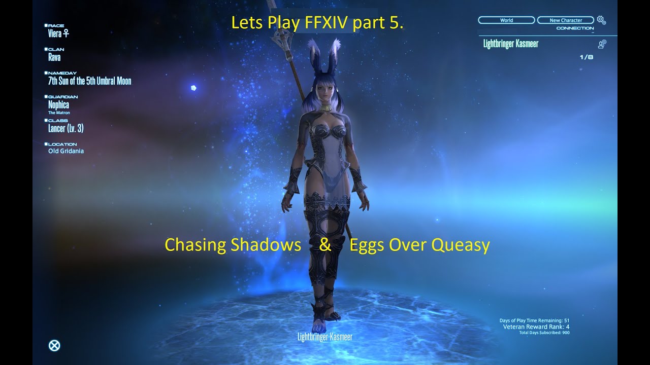 Lets play FFXIV part 5. Chasing Shadows - YouTube