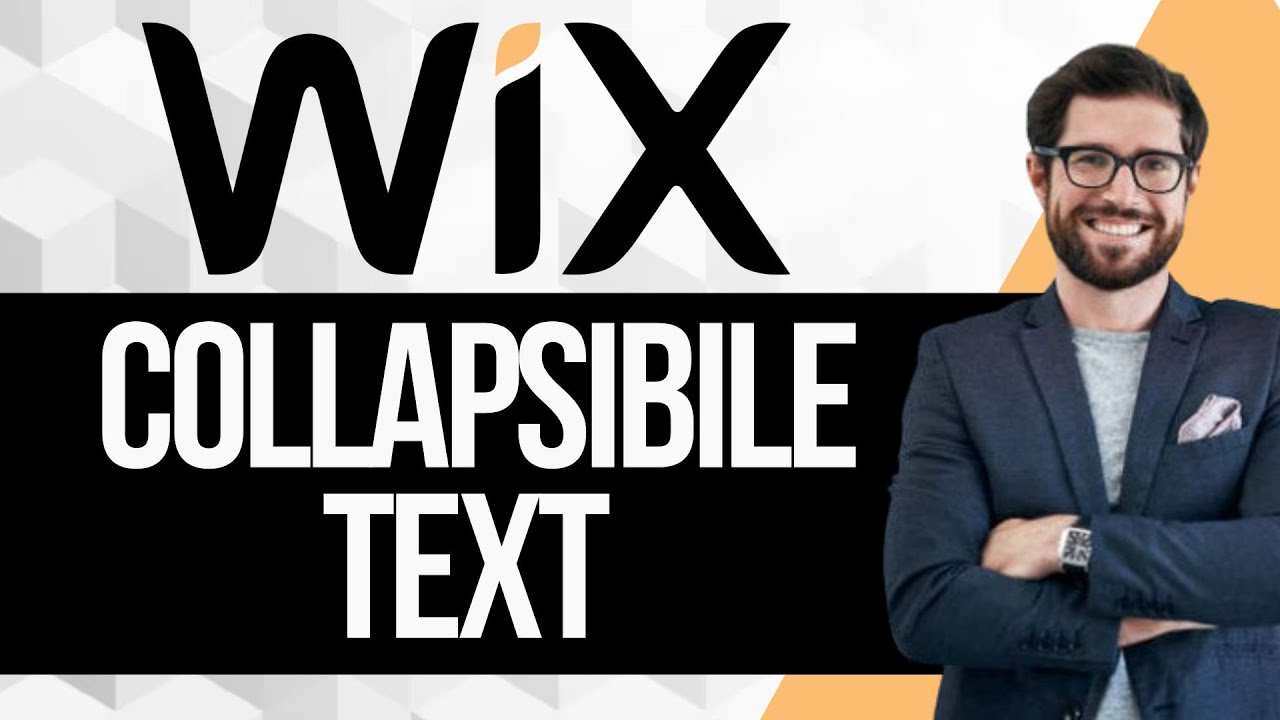 How to Add and Set Up a Collapsible Text in Wix - YouTube