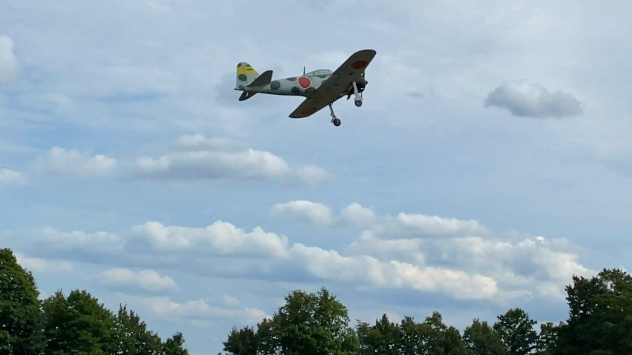 WWII Warbird Ziroli A6M Zero Flies Again!!! - YouTube