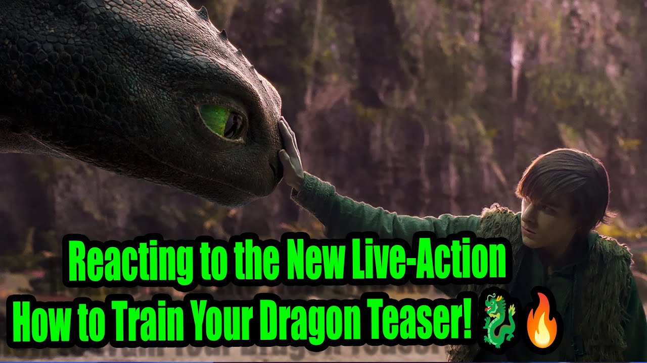 Reacting to the New Live Action How to Train Your Dragon Teaser! 🐉🔥 ...
