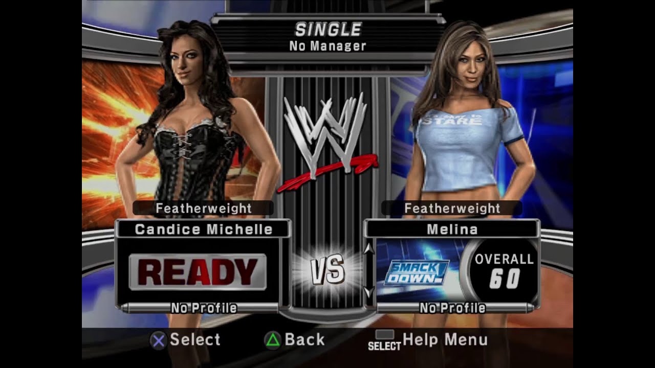 Candice Michelle vs Melina | WWE SmackDown! vs. RAW 2007 | 2023-11-23 ...