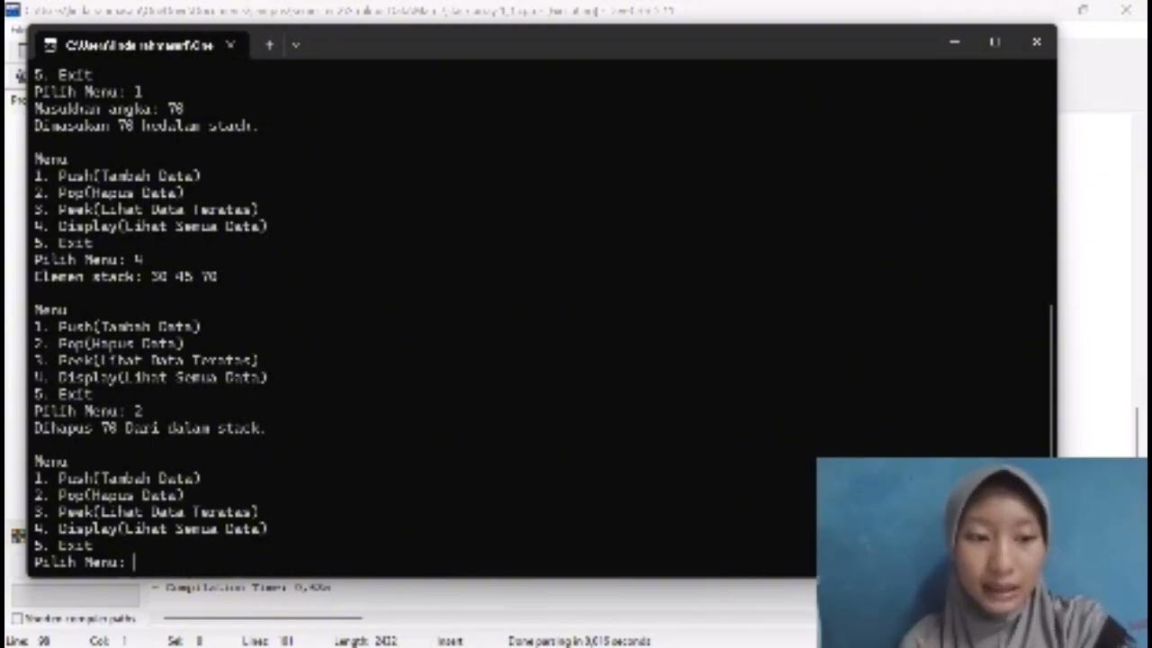 STRUKTUR DATA_Stack_pertemuan 3 - YouTube