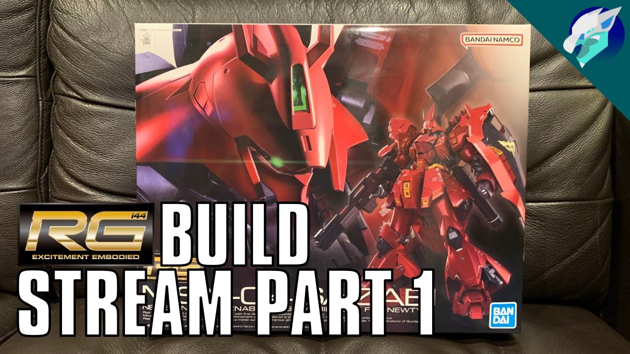 Real Grade 1/144 #29 MSN-04 Sazabi Build Stream Part 1 - YouTube